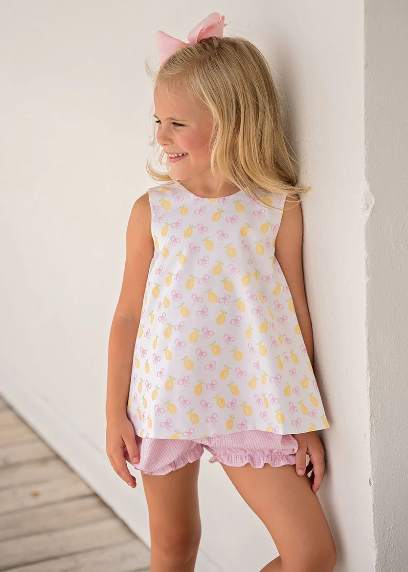 Lottie Bloomer Set - Lemon by James & Lottie